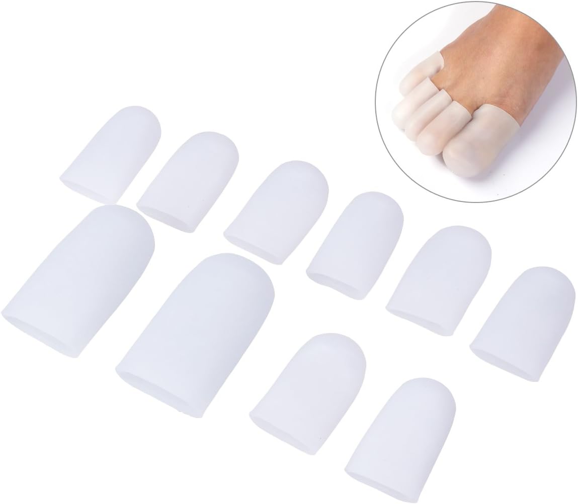 ULTNICE Zehenkappe Silikon-Toe Protector Gel Toe Ärmel Bunion Abdeckung ...