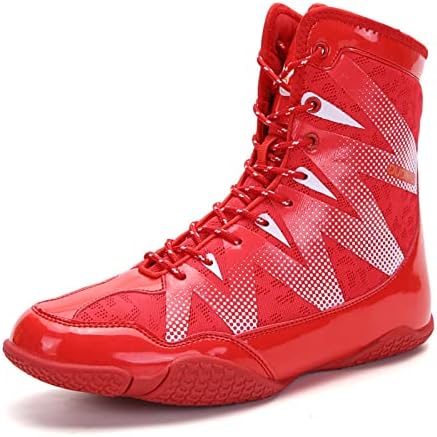 HIHELO Boxing Training Shoes Boxing Shoes,boxing Boots; Well-balanced ...