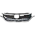 Amazon.com: Front Bumper Cover Grid Upper Trim+Lower Grille Fit For ...