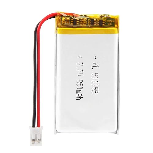 AKZYTUE 3.7V 850mAh 503055 Lipo Battery Rechargeable Lithium Polymer ...
