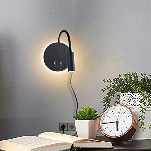 Budbuddy 3W + 8W LED leeslamp wandlamp met schakelaar moderne muur ...