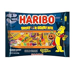 Amazon.com : Haribo Halloween Sweet or Scary Mix - 22ct/11.85oz ...