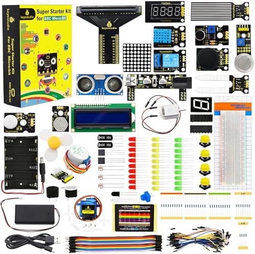 KEYESTUDIO Super Starter Kit for Microbit V2 V1.5 STEM Learning|Without Micro:bit Board,40 ...