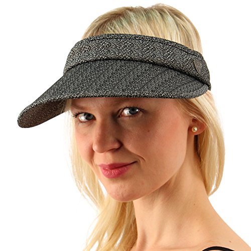 UPF UV Sun Protection Wide Brim 100% Cotton Beach Pool Visor Golf Cap ...