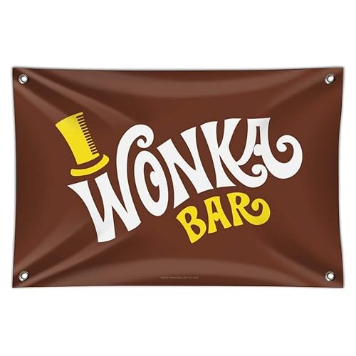GRAPHICS & MORE Willy Wonka and The Chocolate Factory Wonka Bar Logo ...