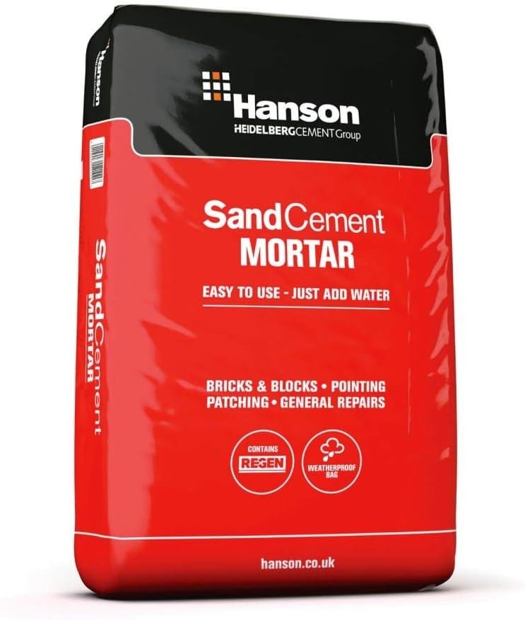 Builder Merchant Hanson Sand & Cement Mortar Plasic Bag 20kg: Amazon.co ...