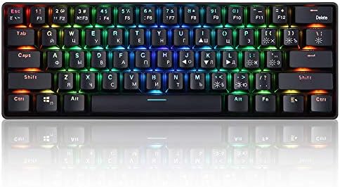 سعر RTEY 61 Keys Mechanical Keyboard USB Wired 2.4G Wireless Dual-mode ...