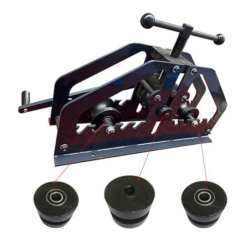 Manual Metal Tube Bender Machine 1-1/4" To 2" Round Roller Stretcher ...
