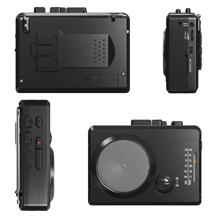 Portable Walkman Cassette Player Recorder, Personal Retro Walkman Audio ...