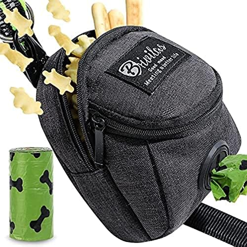 Beauenty Dog Poop Bag Holder For Any Dog Leash & Poop Bag With Hook ...