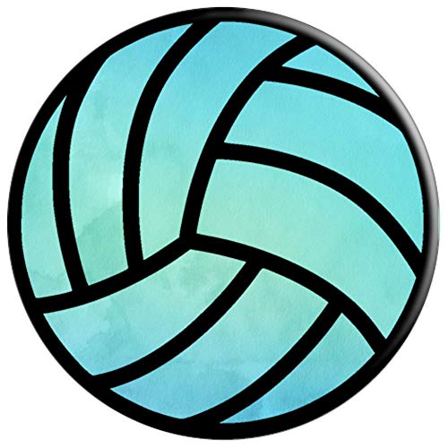 Volleyball Blue Watercolour PopSockets PopGrip: Swappable Grip for ...