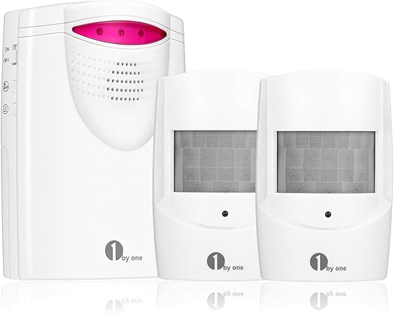 1byone Wireless Home Security Driveway Alarm, 1 Battery-operated ...