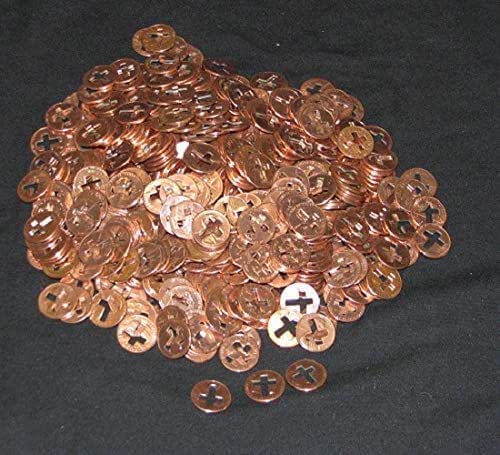 Amazon.com: 500 pennies with cross cut out of center, plus 100 free ...