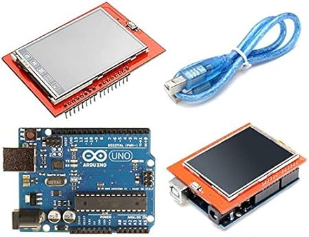 Arduino UNO R3 with 2.4 inch TFT Touch LCD Screen Shield: Amazon.ae