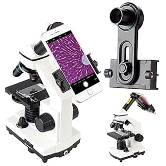 Amazon.com: 2019 New Version Microscope Lens Adapter, Microscope ...