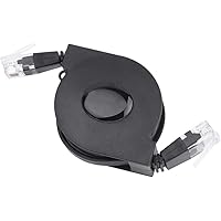 Amazon.com: Adjustable Retractable Cat-6 10 Gigabit Ethernet Ultra Flat ...