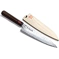 Amazon.com: Yoshihiro VG-10 46 Layers Hammered Damascus Gyuto Japanese ...