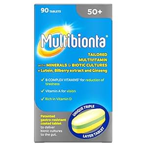 Amazon.com: Multibionta 50+ Tablets - 90 Tablets: Health & Personal Care