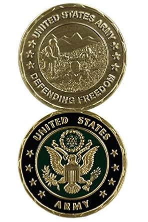 Amazon.com: US Army Seal Defending Freedom Coin Military Gifts ...
