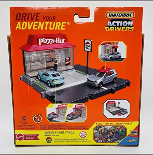 Mattel Matchbox Action Drivers Pizza Hut Pizza Run Playset | Pricepulse