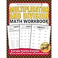 Multiplication and Division Math Workbook for 3rd 4th 5th Grades ...