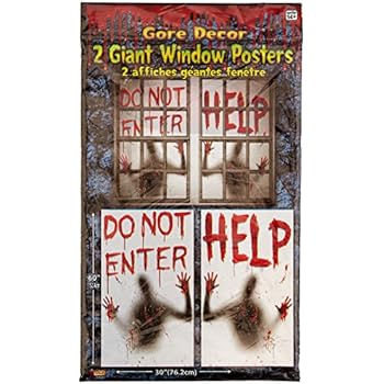 Amazon.com: WOWindow Posters Frankenstein's Monster Scary Halloween ...