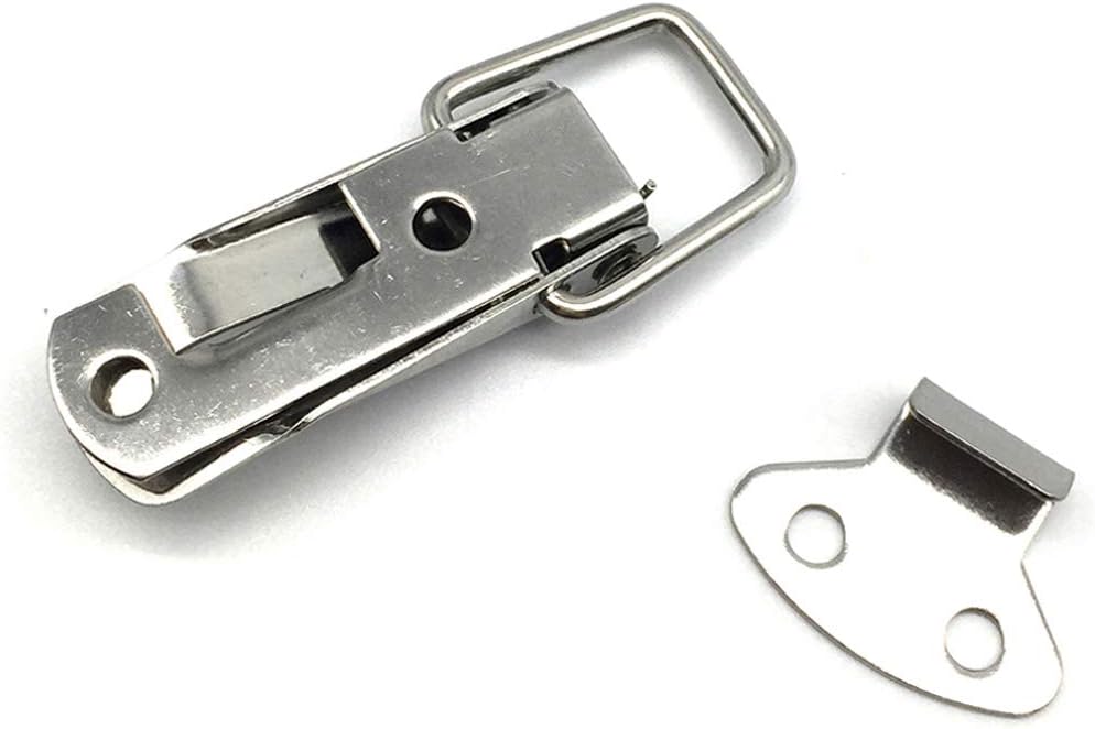 FUJIE 8Sets Stainless Spring Loaded Toggle Catch Latch Hasp Toggle ...