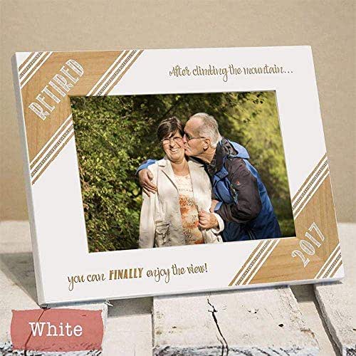 Amazon.com: Personalized Retirement Picture Frame - Wood Engraved ...