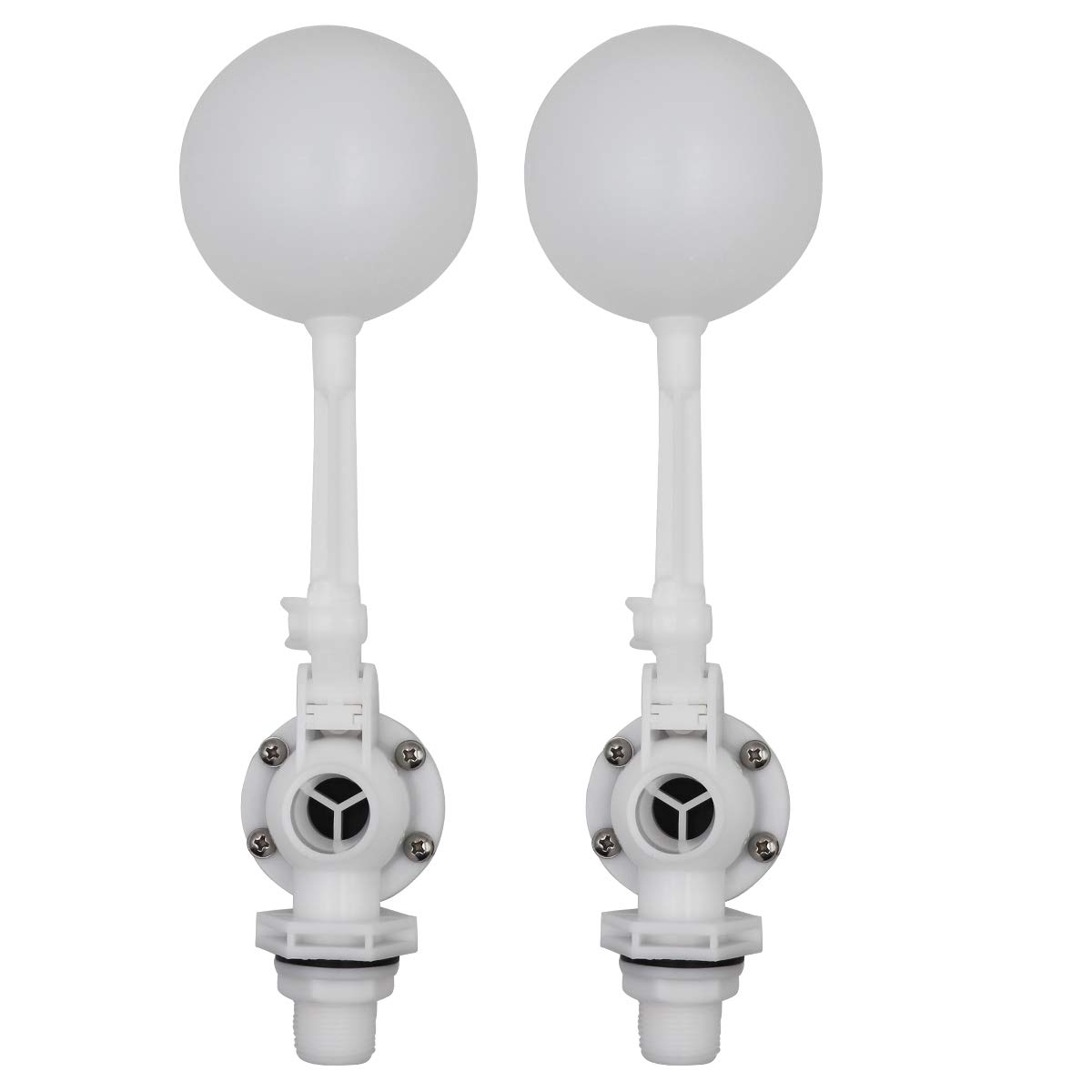 2 Pack Float Valve 3/4 with Adjustable Arm Float Valves Water Level ...