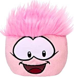 Amazon.com: Disney Club Penguin 4'' Pink Pet Puffle -- Series #3: Toys ...