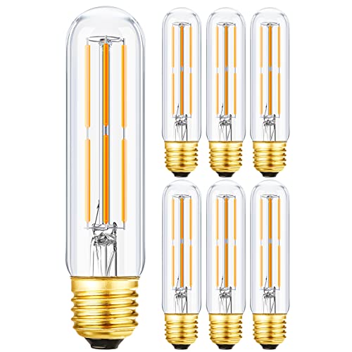 LEOOLS Dimmable Vintage LED Edison Bulbs 6W,Equivalent 60W, 600LM,Warm ...