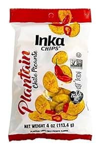 Amazon.com: Inka Crops Inka Chips- Chile Picante Plantain chips, 4 ...