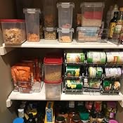 Amazon.com: FlagShip Pantry Food Can Rack Organizer, 3-Tier Stackable ...