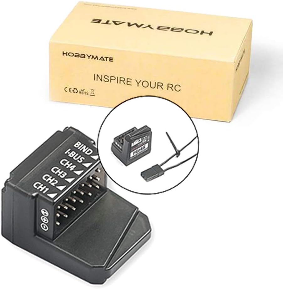 HOBBYMATE Flysky NB4 Noble Receiver FGR4S Bidirectional Receiver PPM ...