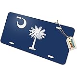 Amazon.com: South Carolina State Flag Vanity Front License Plate Tag ...