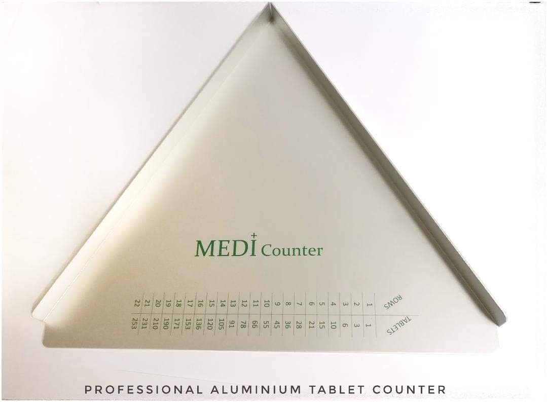 Professional Triangle Tablet Counter – Aluminium (Medium: 190mm) – BigaMart