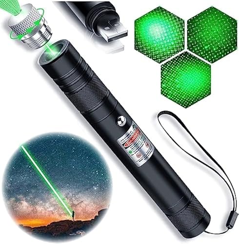Cyahvtl Laser Pointer, Tactical Flashlights 2000 Metres Green Long ...