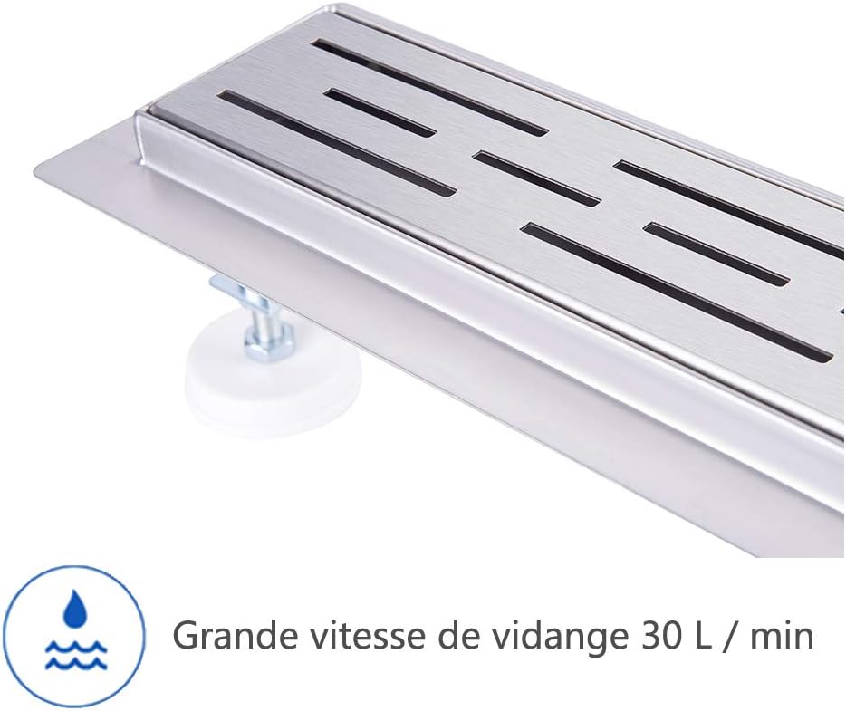 Italian-Style Shower Channel Siphon Floor Drain in Stainless Steel ...