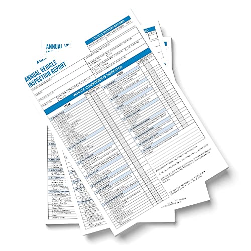 GotSafety's Annual Vehicle Inspection Report Forms - 3-Ply Carbonless ...