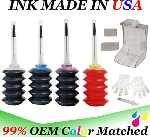 Amazon.com: Premium Combo Ink Refill Kit for HP 60/XL, HP 61/XL, HP 62 ...