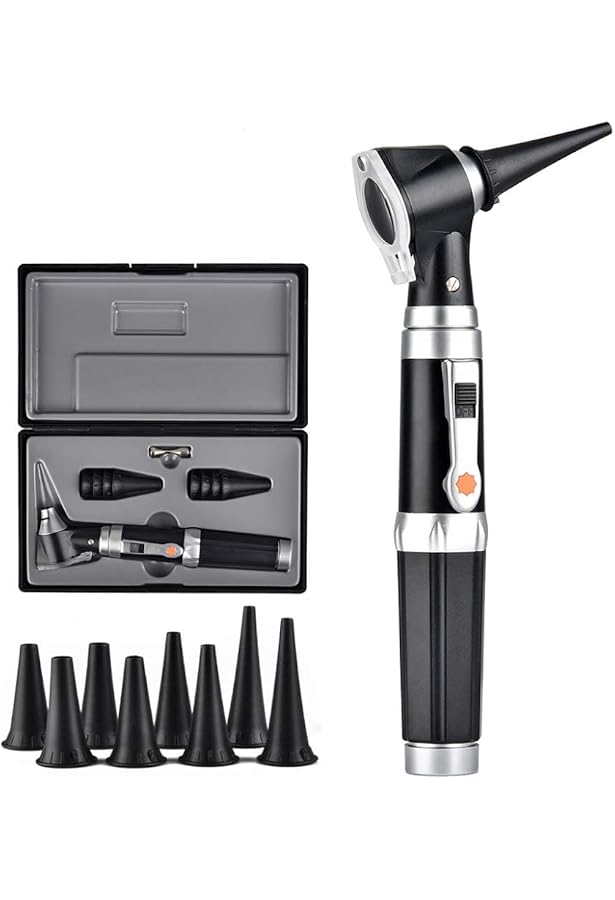 Otoscope Diagnostic Set Cross Canada LED - Professional Ear Examination ...