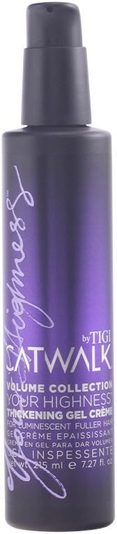 Tigi - CATWALK Your Highness Thickening Volume - Gel Crème Epaississant ...