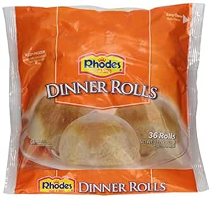 Rhodes, Bake N Serv White Dinner Rolls, 36 rolls (Frozen): Amazon.com ...
