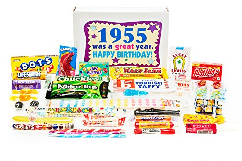 Woodstock Candy ~ 1955 64th Birthday Gift Box of Nostalgic Retro Candy ...