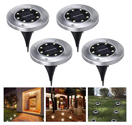 Absolutely Limited Disk Lights 8 Led Solar Garden Light 767520985506