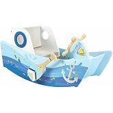 Amazon.com: Hape Wooden High Seas Toddler Rocking Ride-On| Early ...
