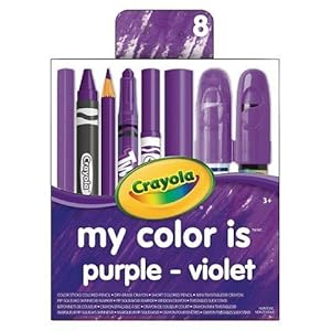 Amazon.com : Crayola My Color is Purple : Office Products