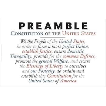 Amazon.com: American Government: The Preamble of the Constitution ...