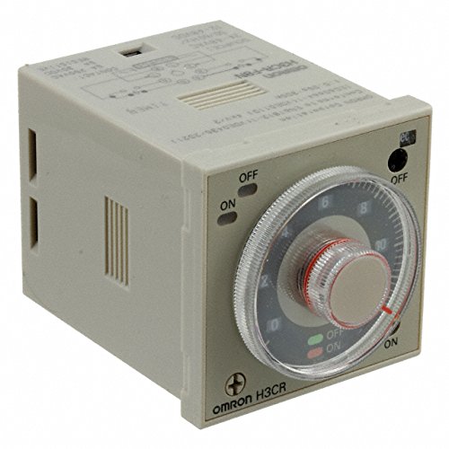OMRON H3CR-F8AC100-240/DC100/125 Time Delay Relay,120VAC,5A,DPDT,Socket ...