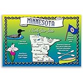 Amazon.com : MONTANA STATE MAP postcard set of 20 identical postcards ...